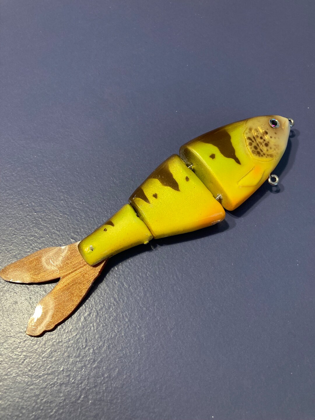 Custom Fishing Lure Hand Made Hand Painted Swimbait the Speed Demon 04 ...