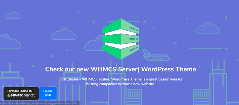 Hostcluster WHMCS Server & Hosting Wordpresstheme - Etsy