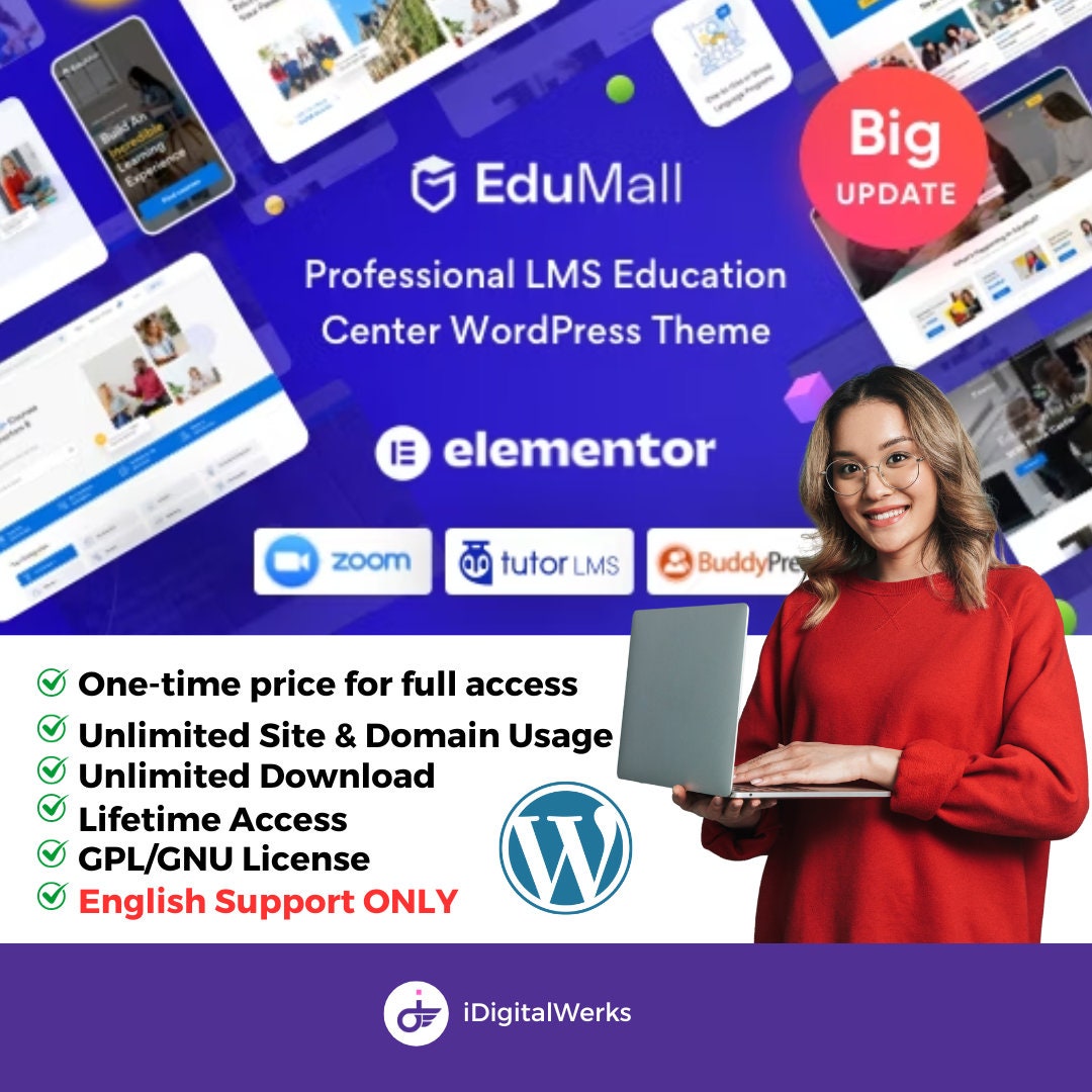 Edumall – Professional LMS Education Wordpress Theme - Etsy