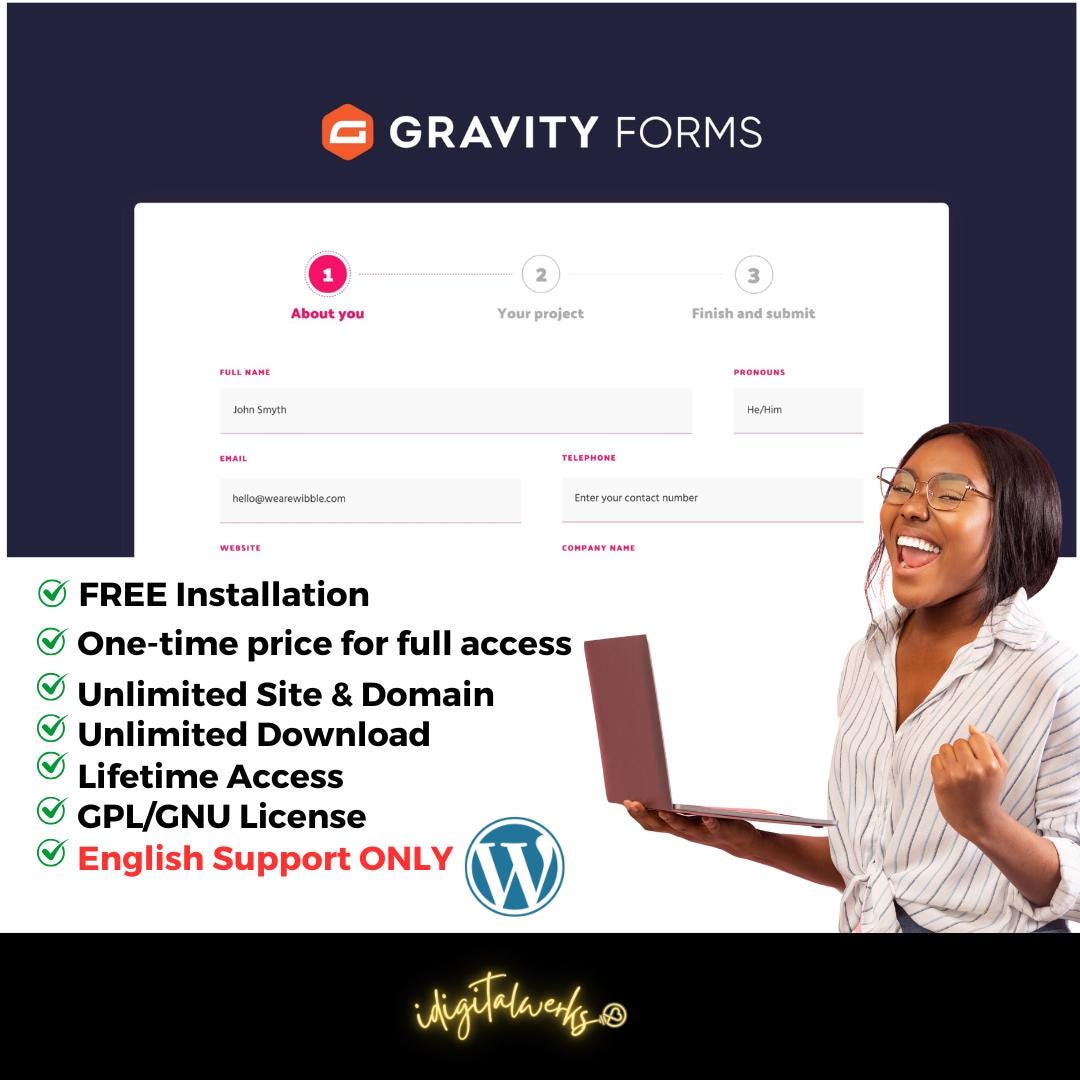Gravity Forms – Best Plugin Forms for Wordpress | Wordpress Plugin - Etsy