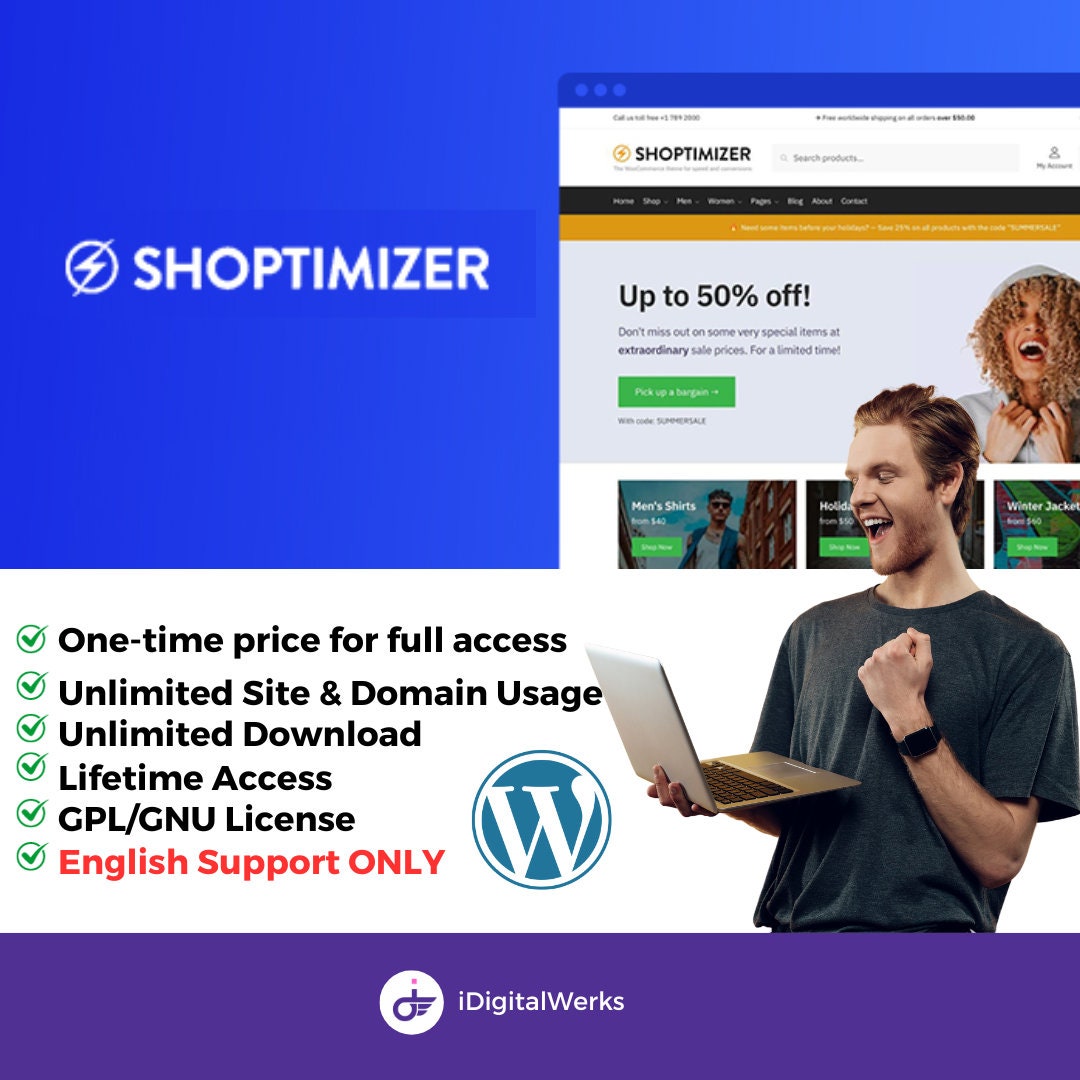 Shoptimizer - Fastest Woocommerce Theme - Etsy