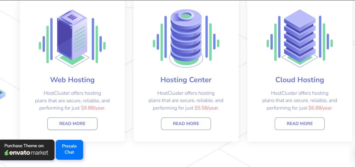 Hostcluster WHMCS Server & Hosting Wordpresstheme - Etsy