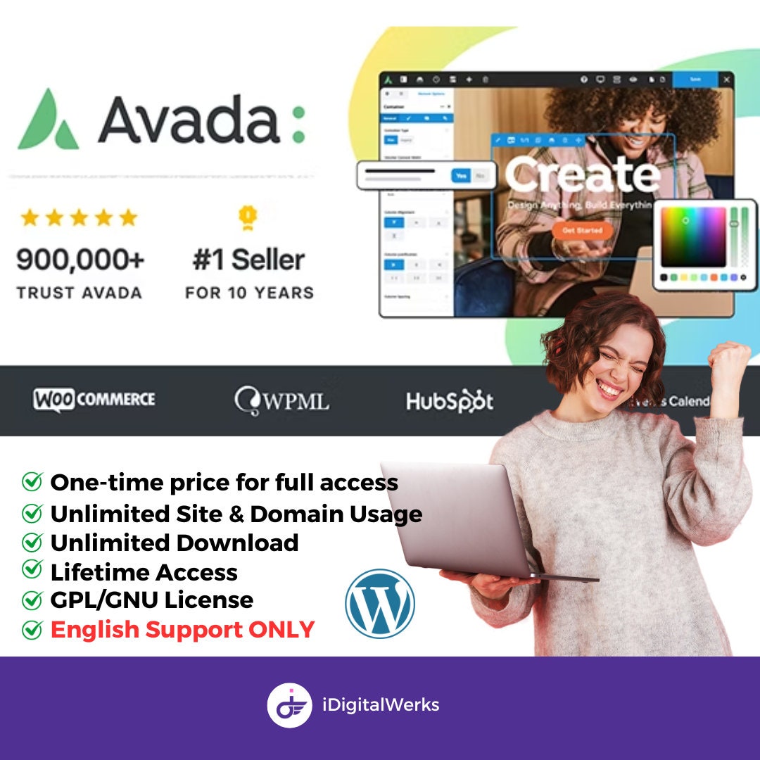 Avada Website Builder For WordPress & WooCommerce (Multi-Purpose WordPress Theme) - Etsy España