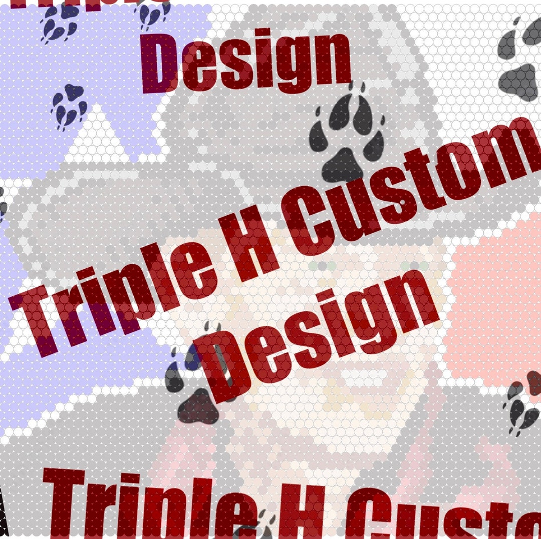 4mm / Ss16 Honeycomb Rhinestone Template - George Strait - Etsy