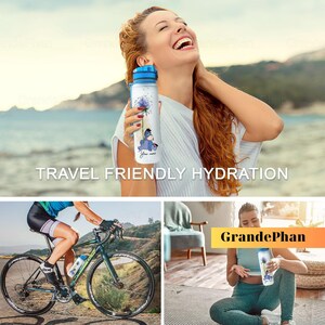 Dandelion Eeyore Water Tracker Bottle, Personalized Eeyore Bottle ...