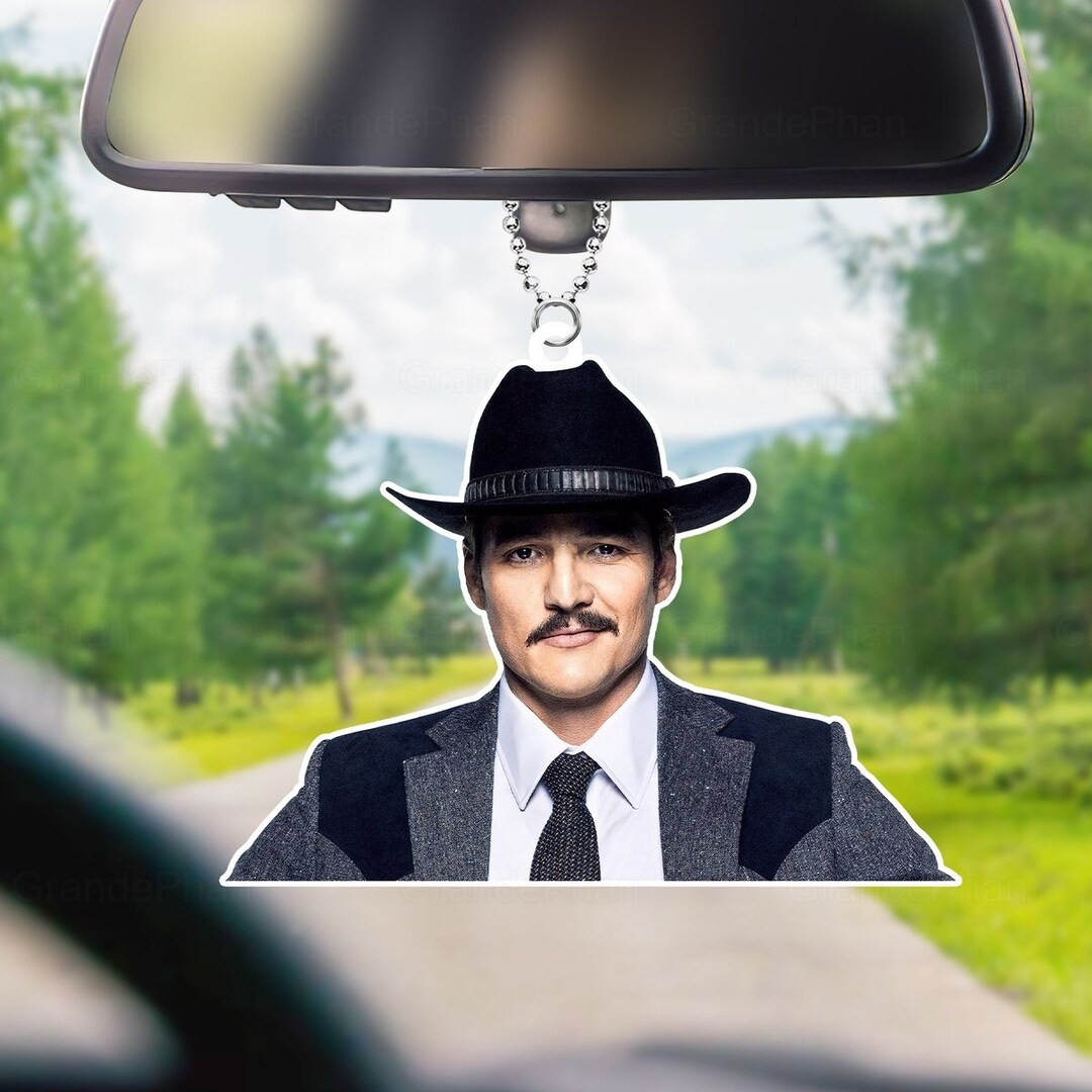 Pedro Pascal Car Ornament Last of Us Pedro Pascal Car Decor - Etsy