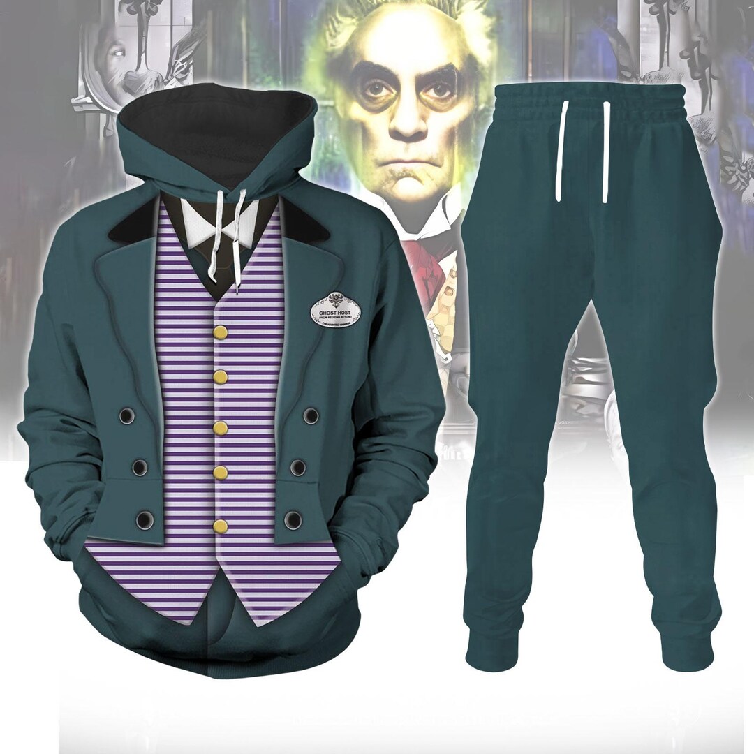 Butler Haunted Mansion Costume Cosplay 3D Hoodie Jogger, Foolish ...