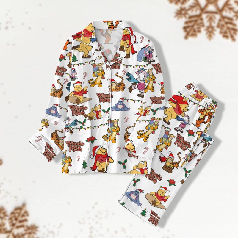 Winnie the Pooh Adult Pajamas - Etsy