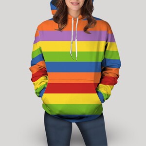 Inside Out 2 Riley Rainbow Costume Hoodie Legging, Disney Emotions ...