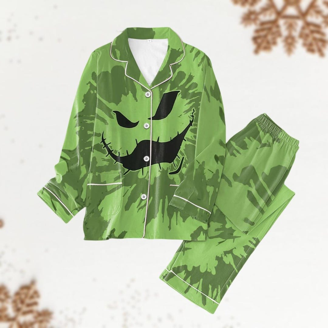 Oogie Boogie Costume Cosplay Pajamas, Disneyland Halloween Pajamas ...