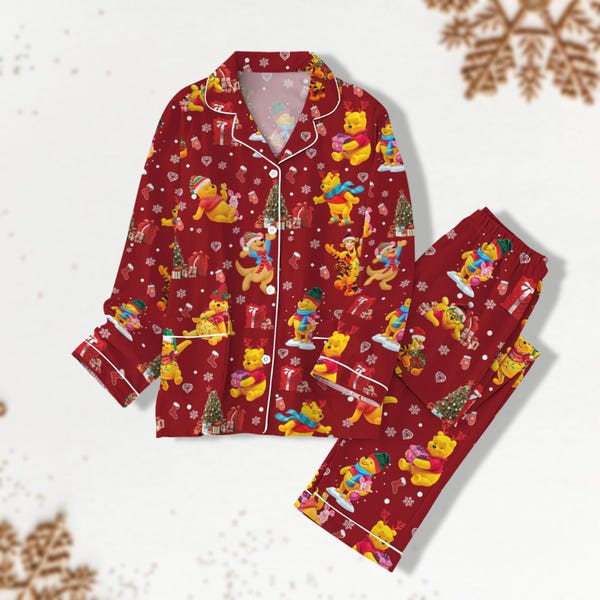 Winnie the Pooh Adult Pajamas - Etsy