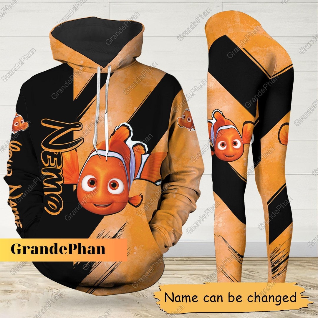 Nemo Hoodie Legging, Finding Nemo Sweatshirt, Custom Name Nemo Shirt ...