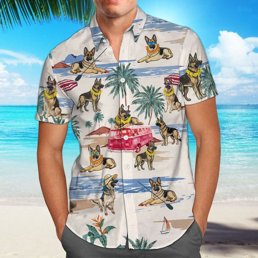 German Shepherd Button Shirt, Dog Button Shirt Women, Shepherd Mom ...