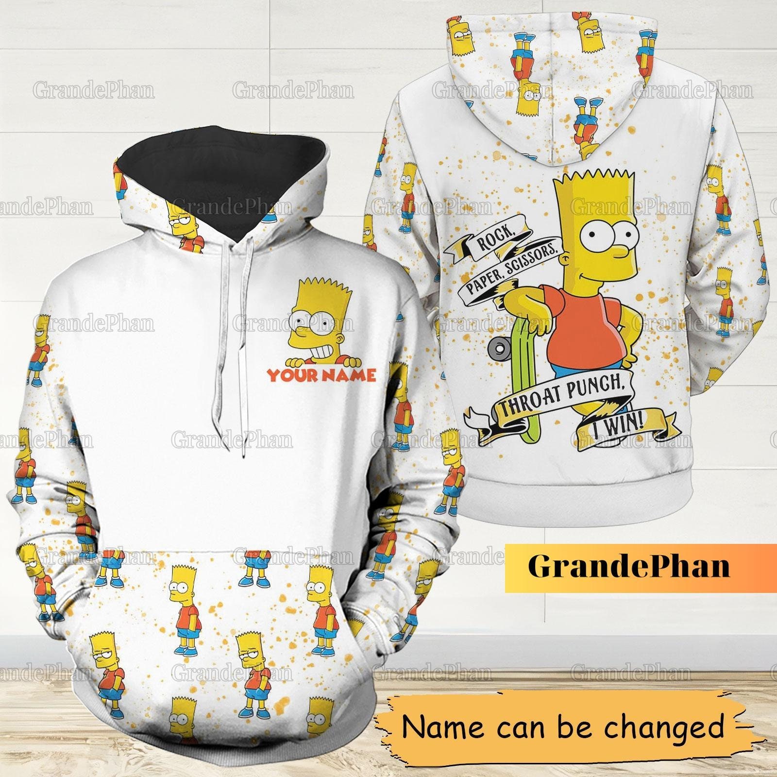Bart Simpson Hoodie, Simpsons Family Hoodie, Womens Leggings, Cartoon ...