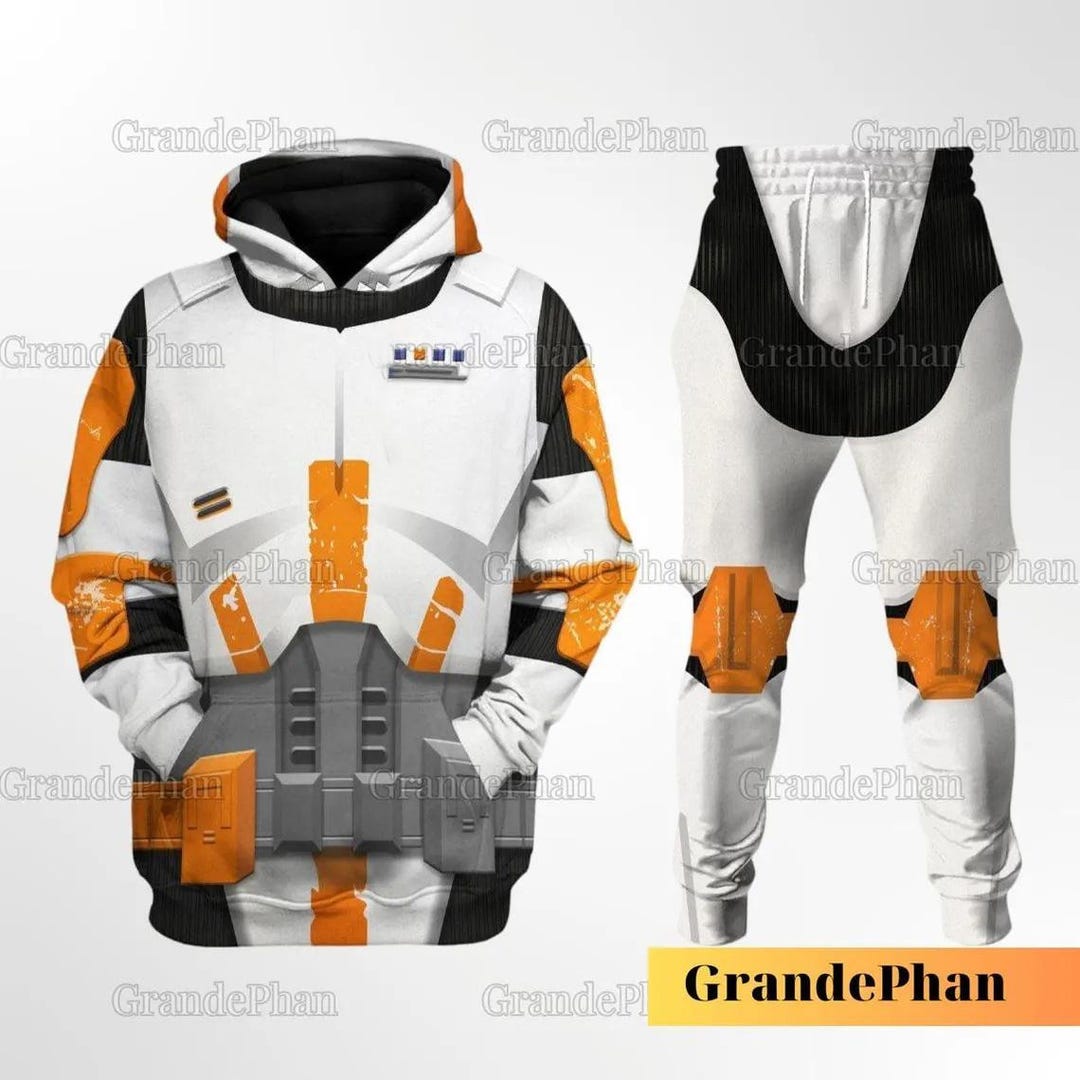 Halloween Commander Cody Costume Cosplay 3D Hoodie Jogger, Star Wars ...
