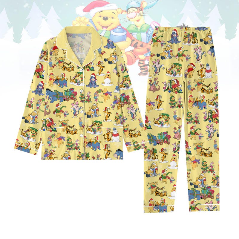 Winnie the Pooh Adult Pajamas - Etsy