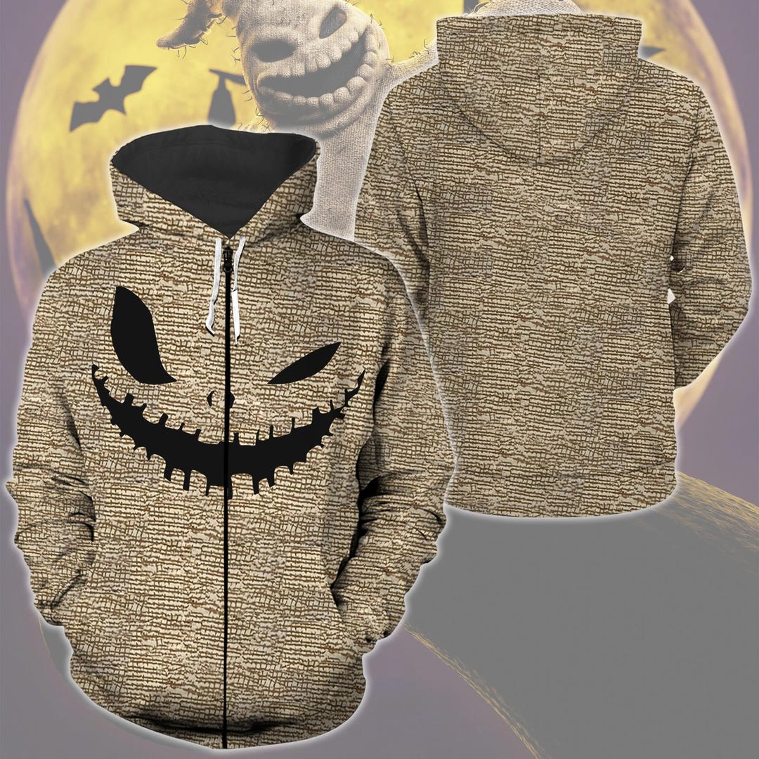 Halloween Oogie Boogie Costume Cosplay Hoodie, Boogeyman Sweatshirt ...