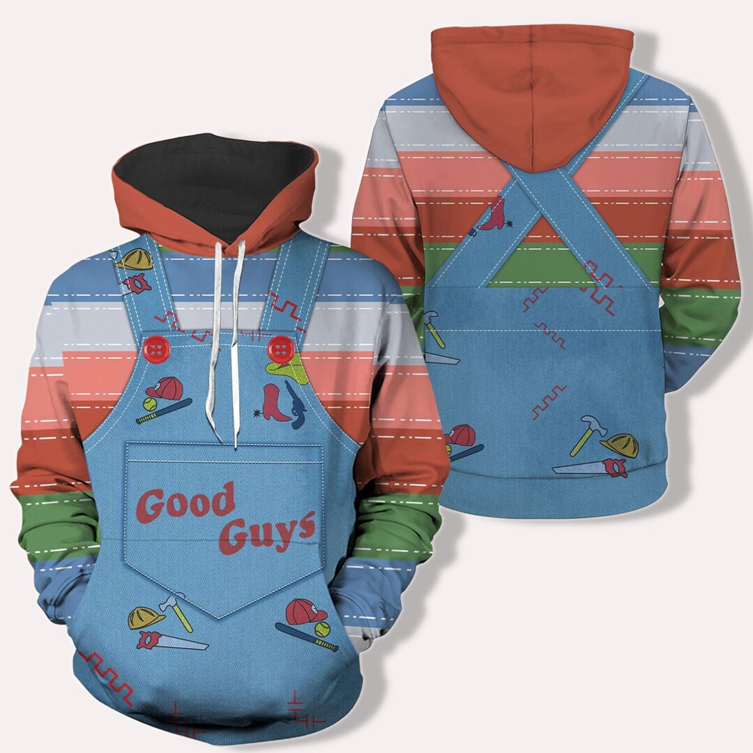 Halloween Chucky Cosplay Costume 3D Hoodie, Halloween All Over Printed ...