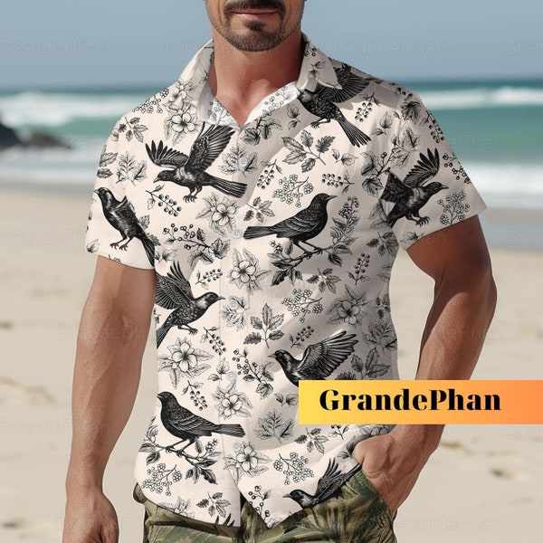 Bird Button Up Shirt
