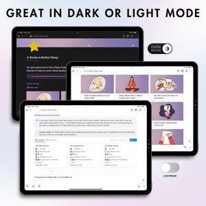 Sleep Tracker Notion Template Sleep Log Template Sleep Journal Sleep ...