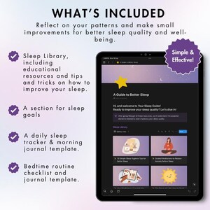 Sleep Tracker Notion Template Sleep Log Template Sleep Journal Sleep ...