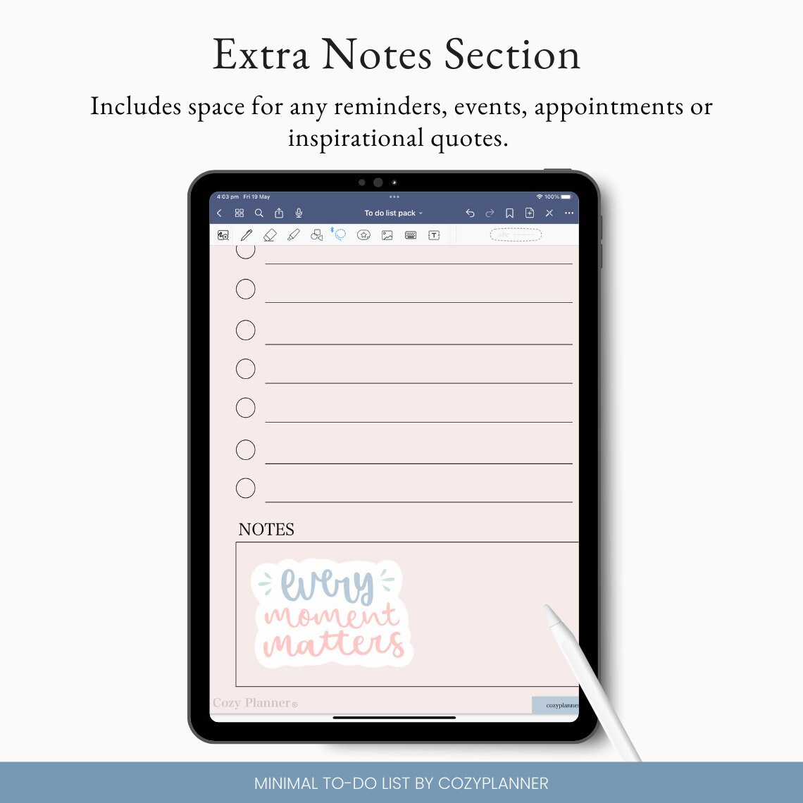 To Do List iPad to Do List Template for Organising Tasks List for ...