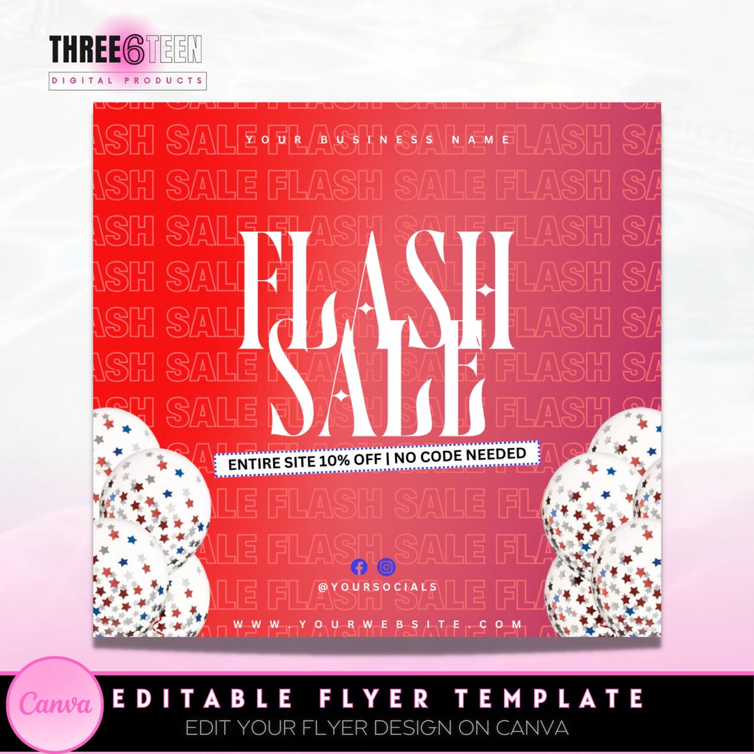 DIY Labor Day Flash Sale Flyer Flash Sale Flyer for Business Lash Tech ...