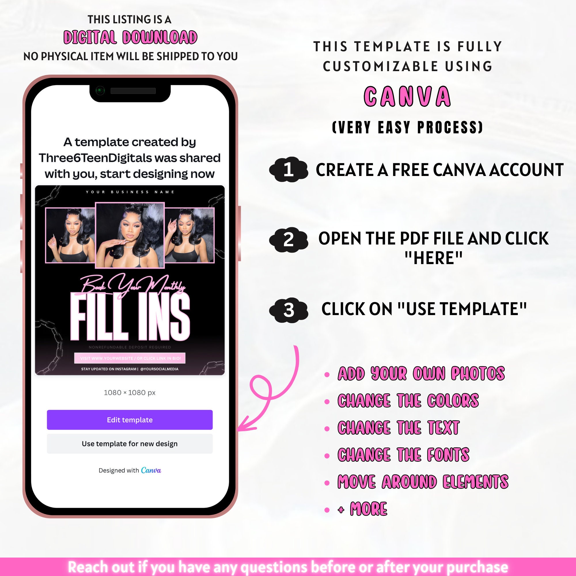 DIY Lash Tech Flyer Lash Flyer Book Fill Ins Flyer Nail Tech ...