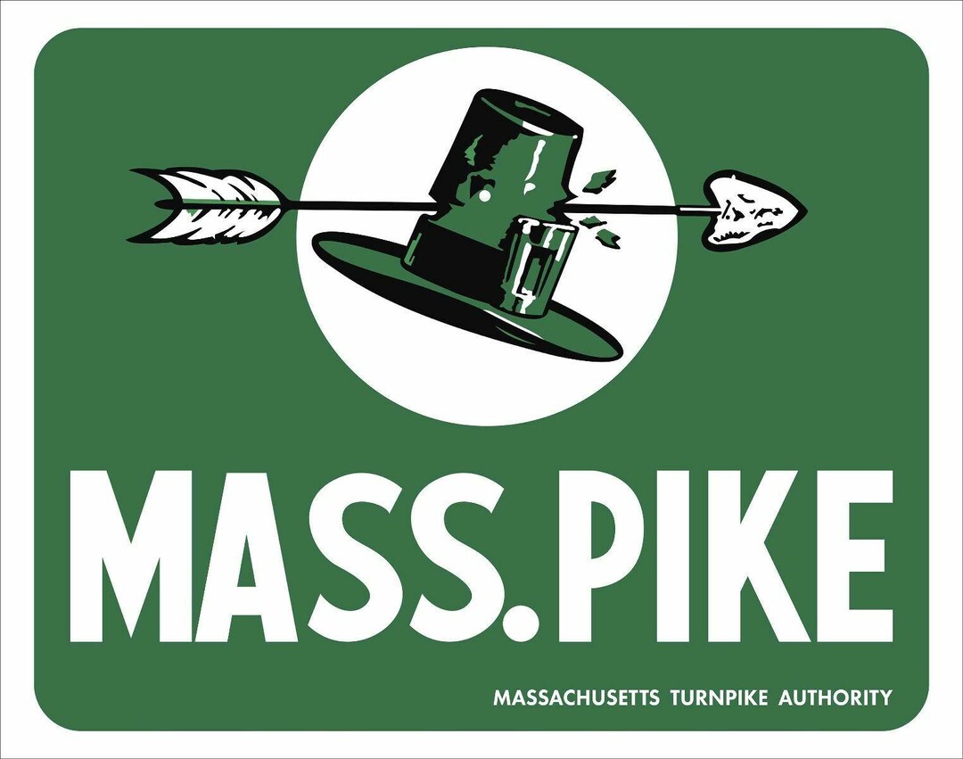 Mass Pike Pilgrims Hat Arrow 42" Heavy Duty USA Made Metal ...