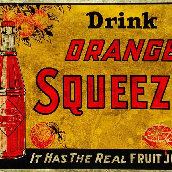 Orange Juice Sign - Etsy
