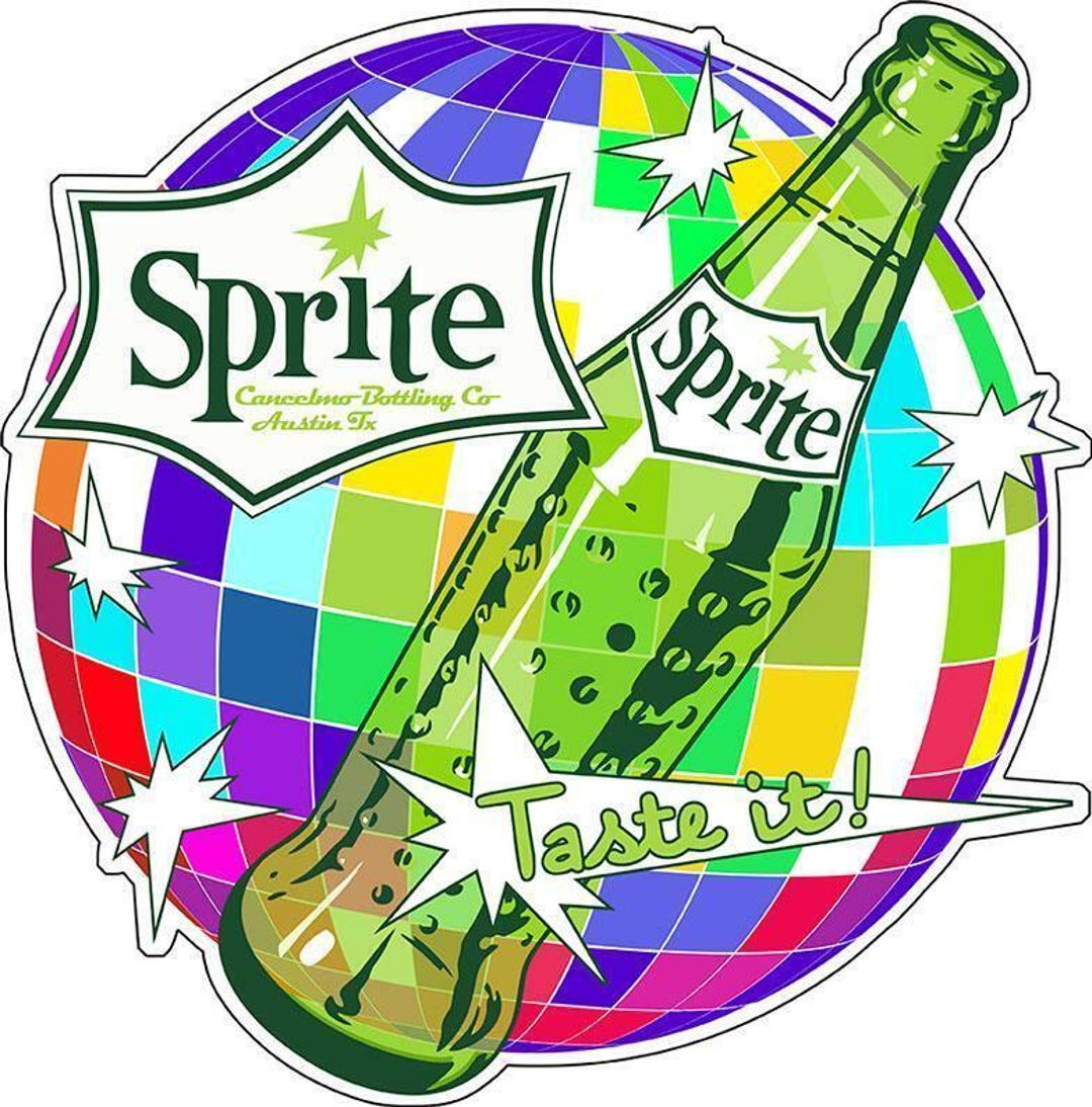 Sprite Soda Pop Bottle Globe Disco Ball 12" Heavy Duty USA Made Metal ...