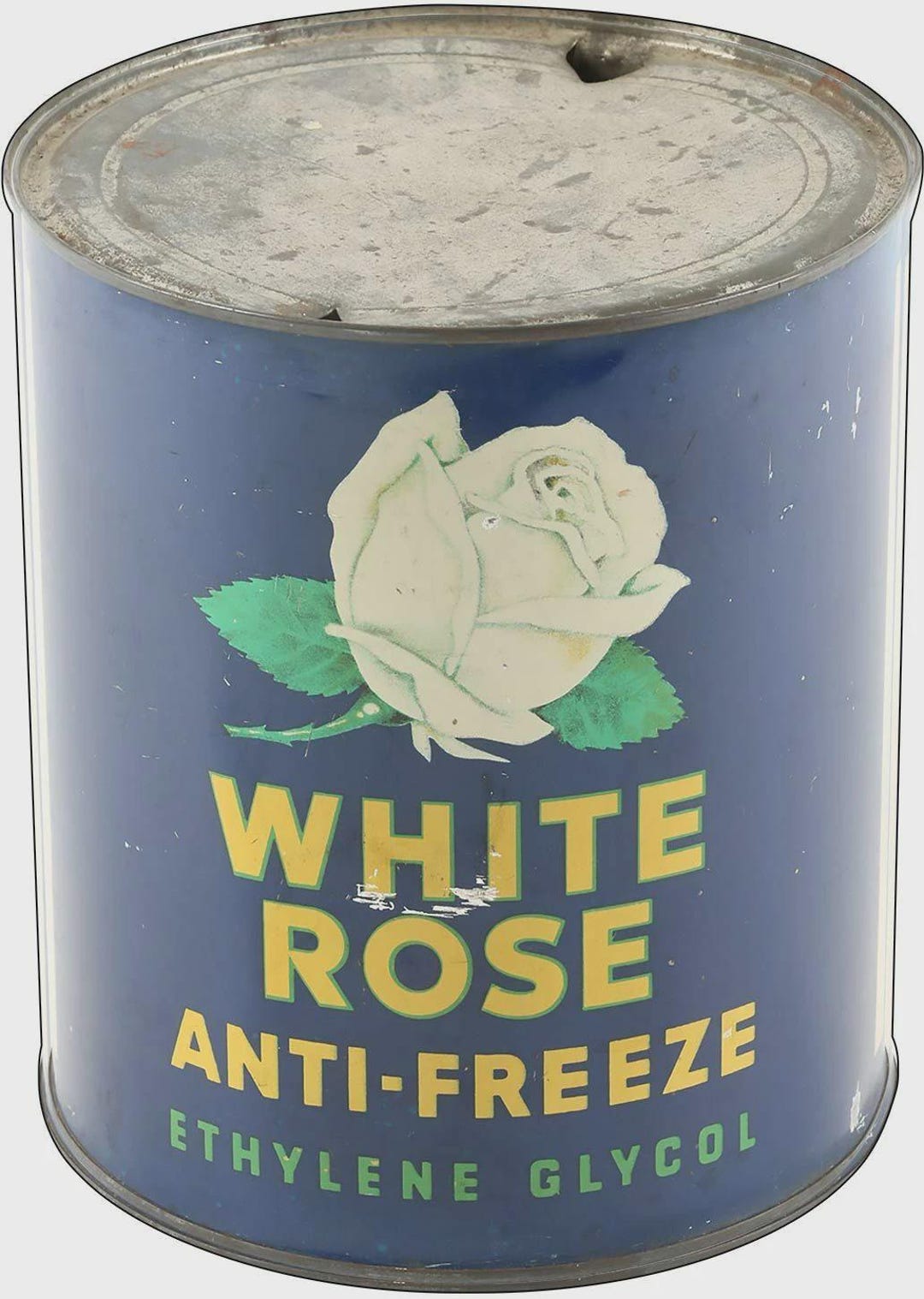 White Rose Anti-freeze Ethylene Glycol 20" Heavy Duty USA Made Metal ...