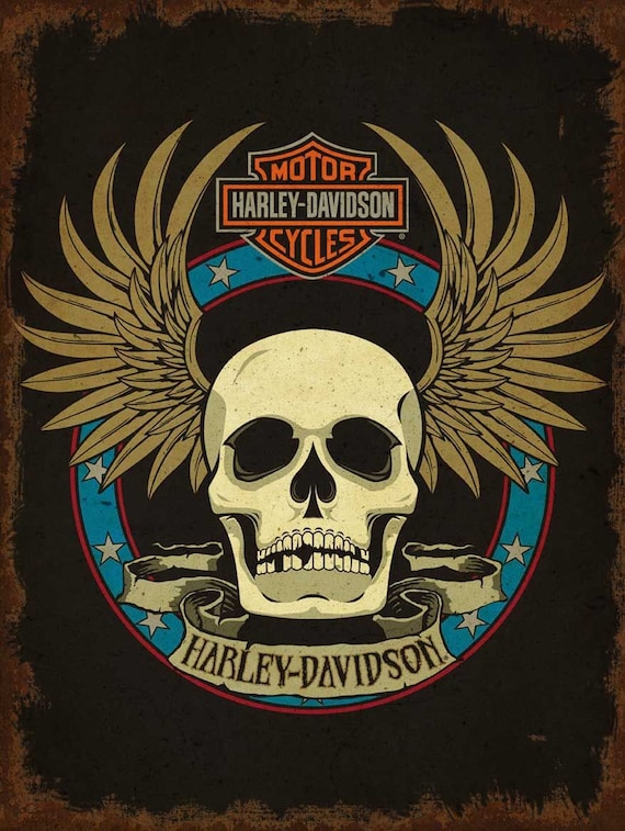 Harley Davidson Number 1 Skull Logo Harley Davidson Number One Logo