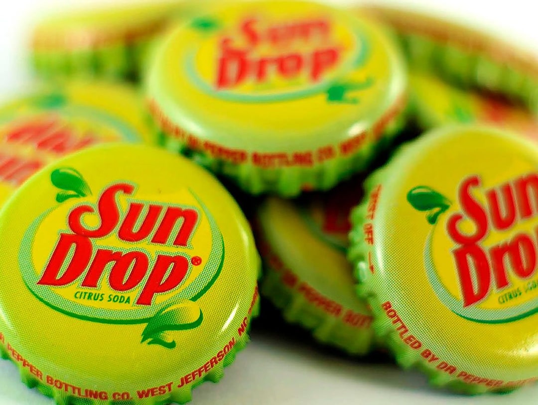 Sundrop Soda Pop Pile of Bottle Caps 16 Heavy Duty USA Made Metal ...