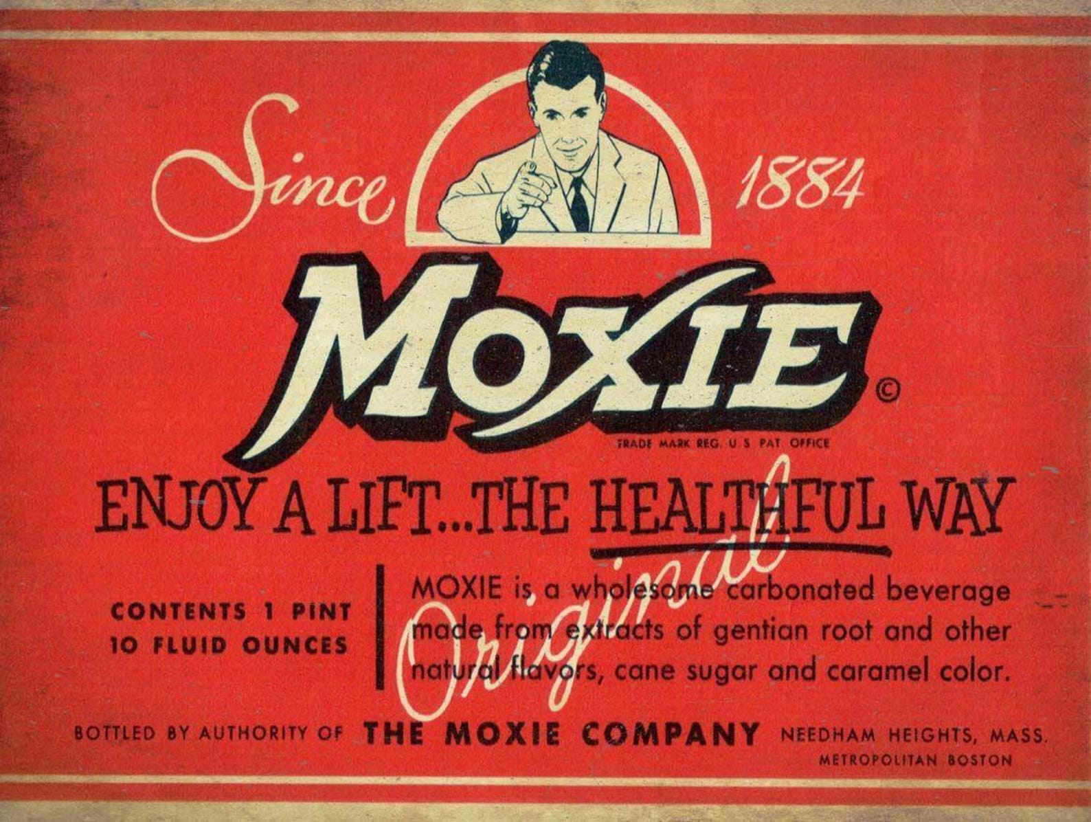 Since 1884 Moxie Soda Pop Drink Label 16" Heavy Duty USA Made Metal ...