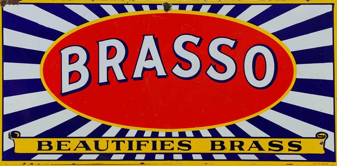 Brasso Beautifies Brass Cleaner 24" Heavy Duty USA Made Metal ...