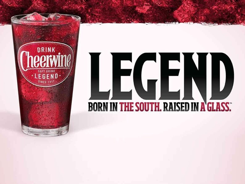 Cheerwine Soft Drink 16 Heavy Duty USA Metal Soda Pop Legend ...