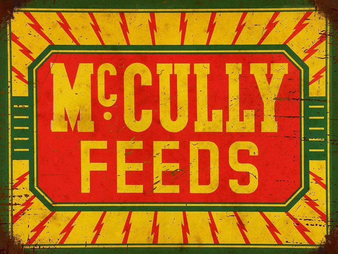 Mccully Feeds Farm Animal Feed 16" Heavy Duty USA Made Metal ...