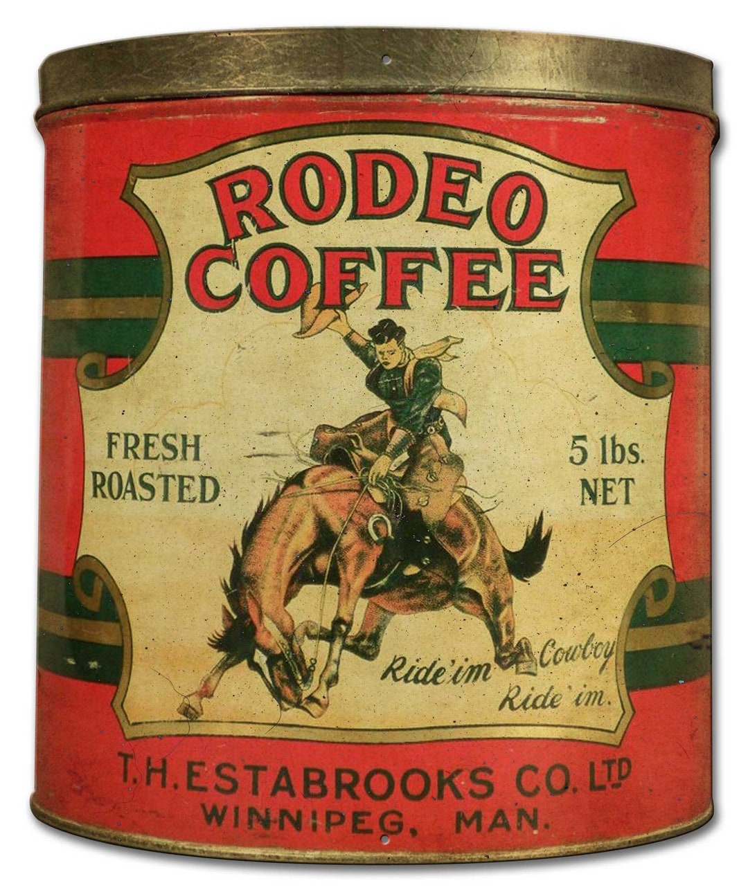 Rodeo Coffee Ride Im Cowboy on Horse 24 Heavy Duty USA - Etsy