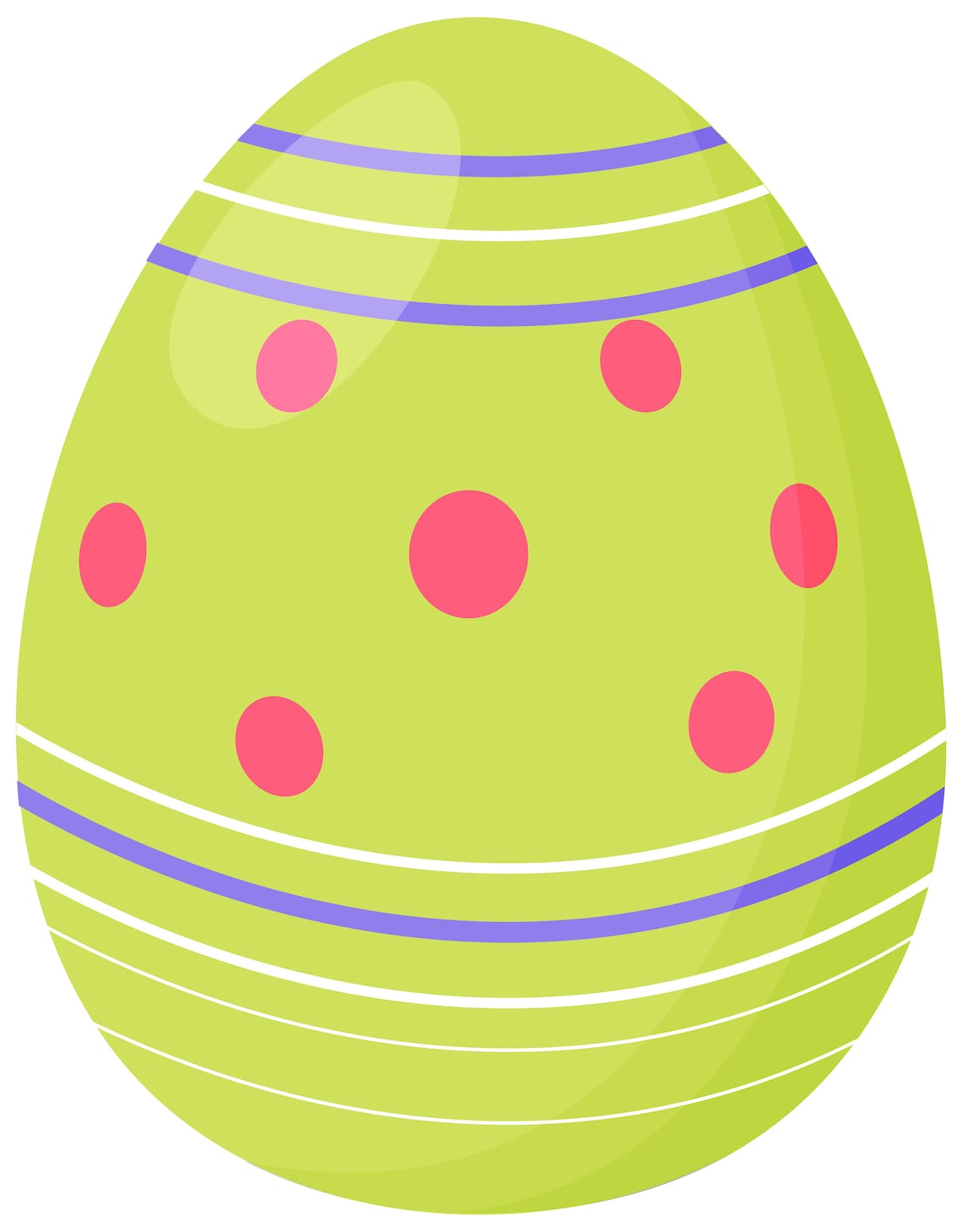 28 Easter Egg Clipart Designs: PNG & SVG. Spring Clipart, Cute Easter ...