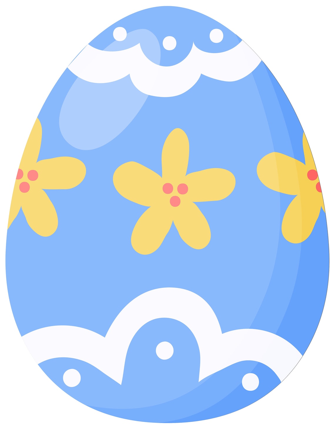 28 Easter Egg Clipart Designs: PNG & SVG. Spring Clipart, Cute Easter ...