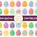 28 Easter Egg Clipart Designs: PNG & SVG. Spring Clipart, Cute Easter ...