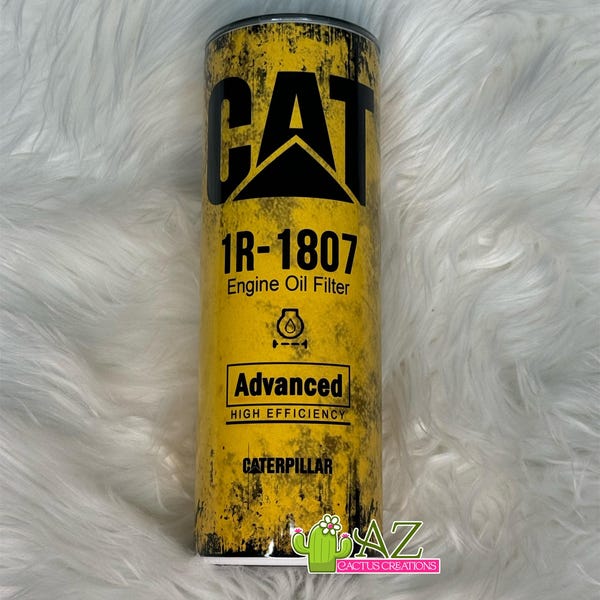 Cat Oil Filter Tumbler - Etsy