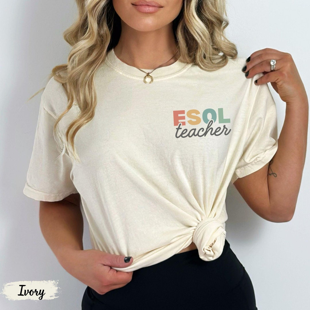 Esol Teacher Shirt ESL Teacher Shirt ELL Teacher Shirt Multilingual ...