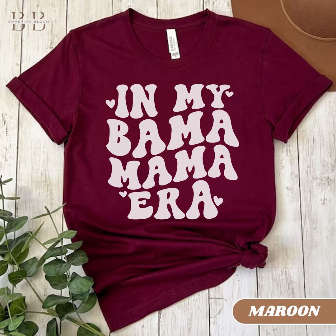 Alabama Mom Shirt, Gift for Bama Mama, Alabama Student Mom Tshirt ...