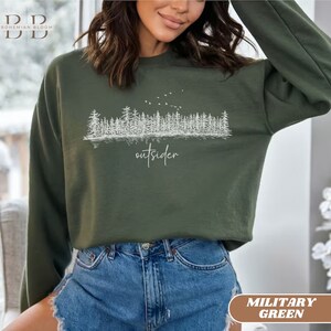 Outsider Sweatshirt, Camping Sweater, Nature Lover Gift, Outdoor ...