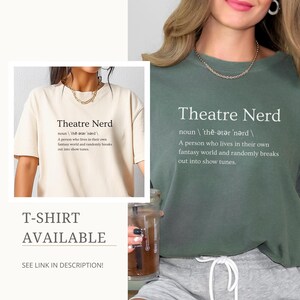 Funny Theatre Nerd Hoodie Theater Kid Gift Drama Student Sweatshirt ...