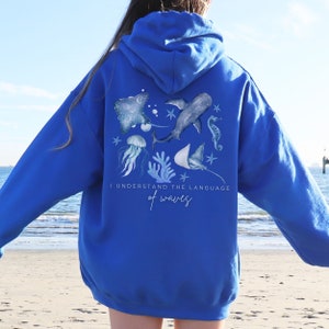 Ocean Beach Hoodie Ocean Inspired Style Mermaidcore Clothing Beachy ...