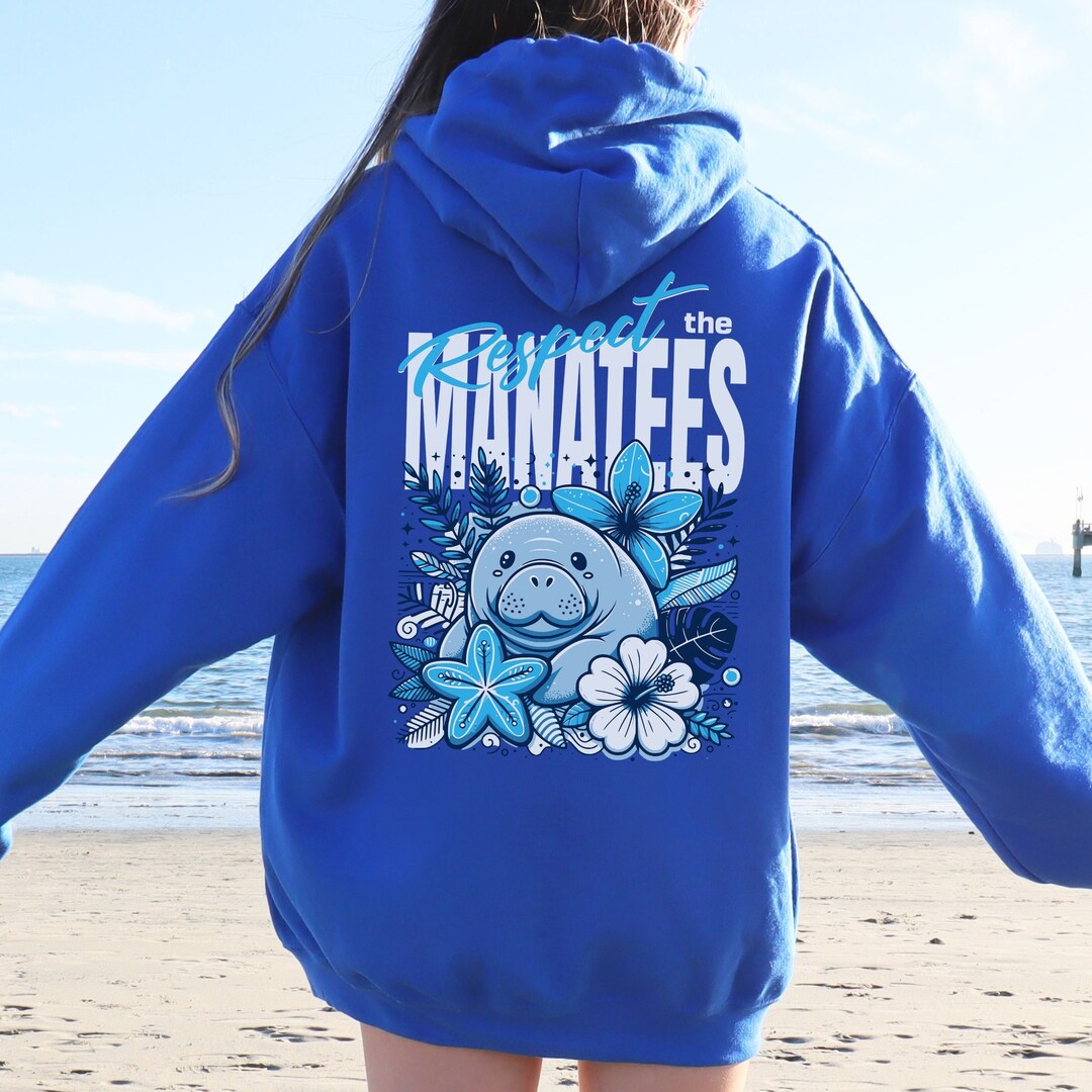 Beach Hoodie Manatee Shirt Ocean Inspired Style Preppy Stuff Coconut ...