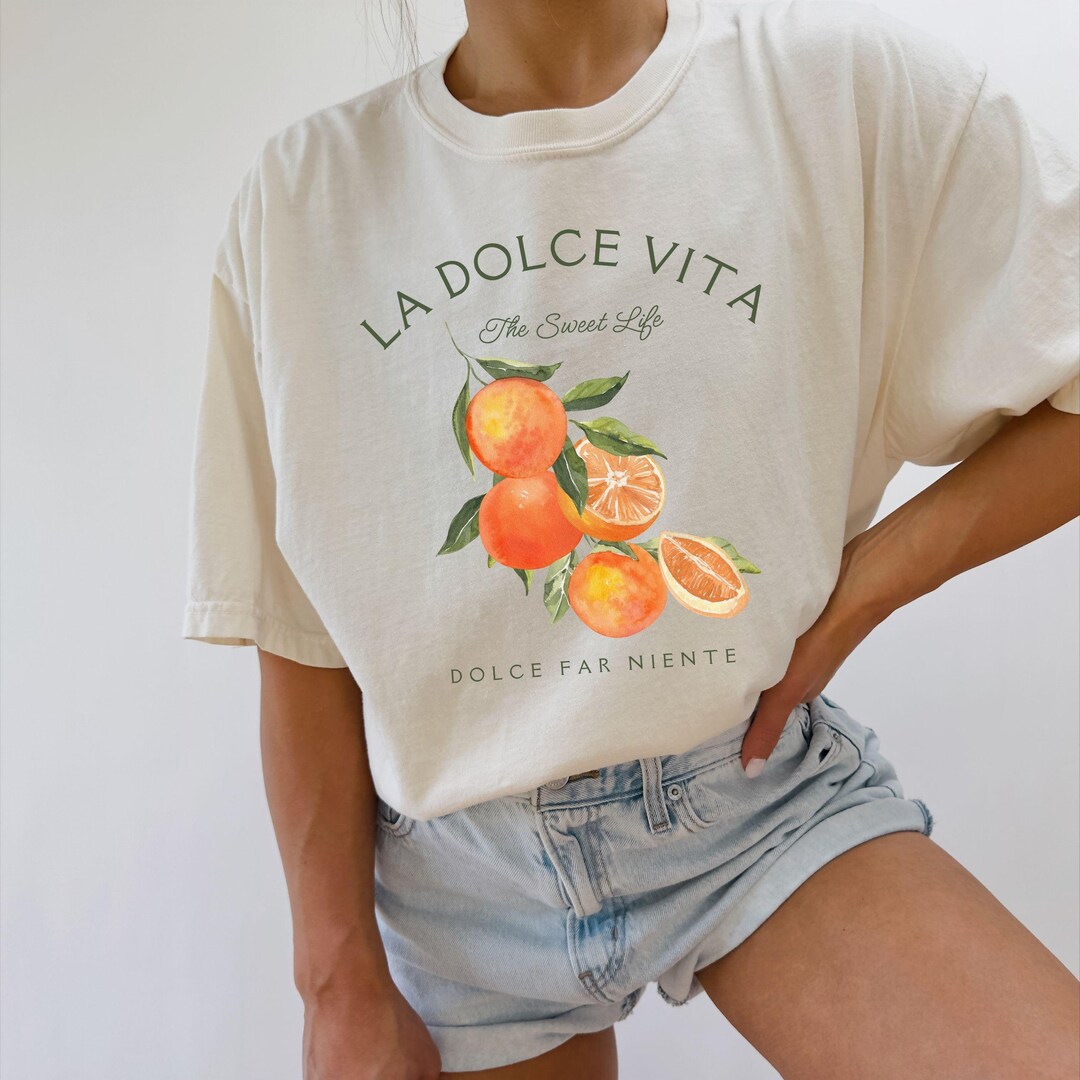 La Dolce Vita Shirt Preppy Stuff Preppy Clothes Orange Fruit Shirt ...